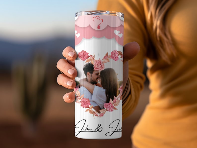 Customized Couples Design for Tumbler 20 Oz Bliss, Skinny Tumbler ...
