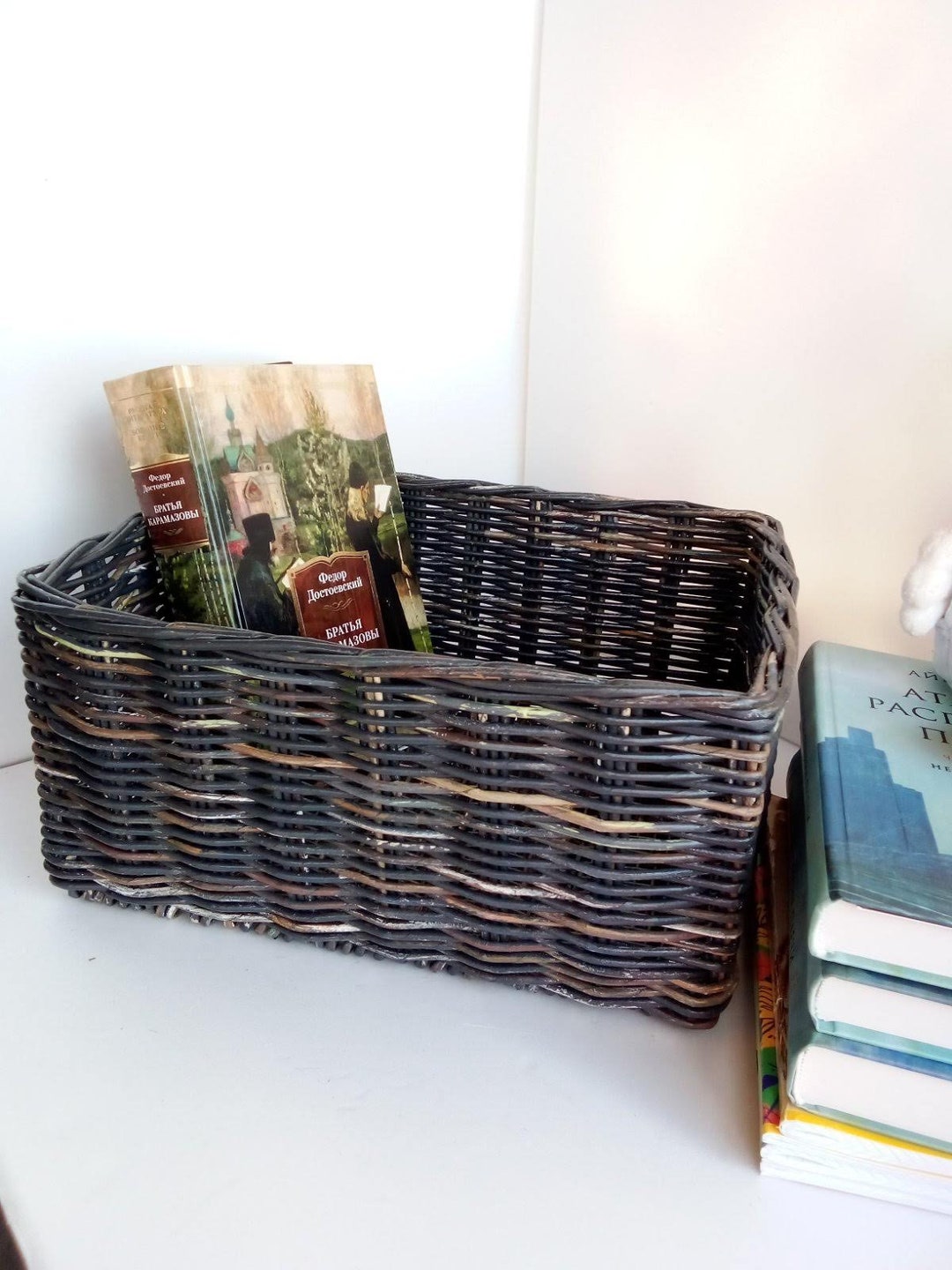 Rectangular Wicker Storage Basket.handwoven Wicker Storage Basket ...