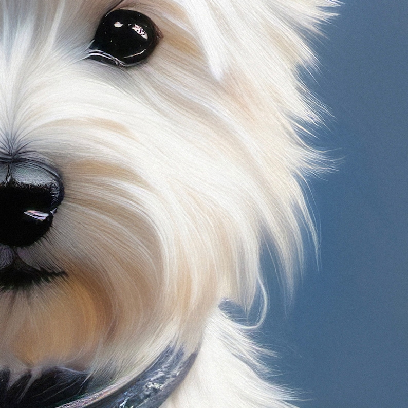 Westie on a Mountain West Highland Terrier Print Dog Wall Art Dog Lover ...