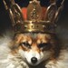 Fox Queen Victorian Wall Art Gothic Vixen Oil Painting Style Home Decor ...
