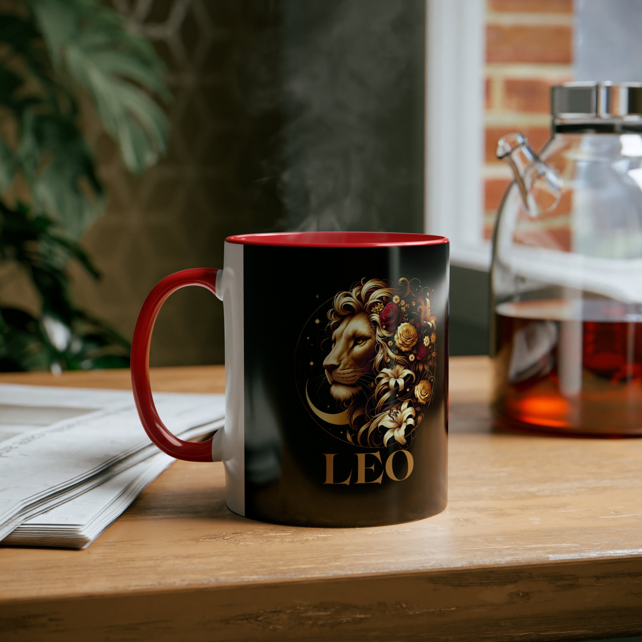 Leo Sign Coffee Mugs, 11oz Zodiac Sign Mugs Birthday Gift for Leo ...