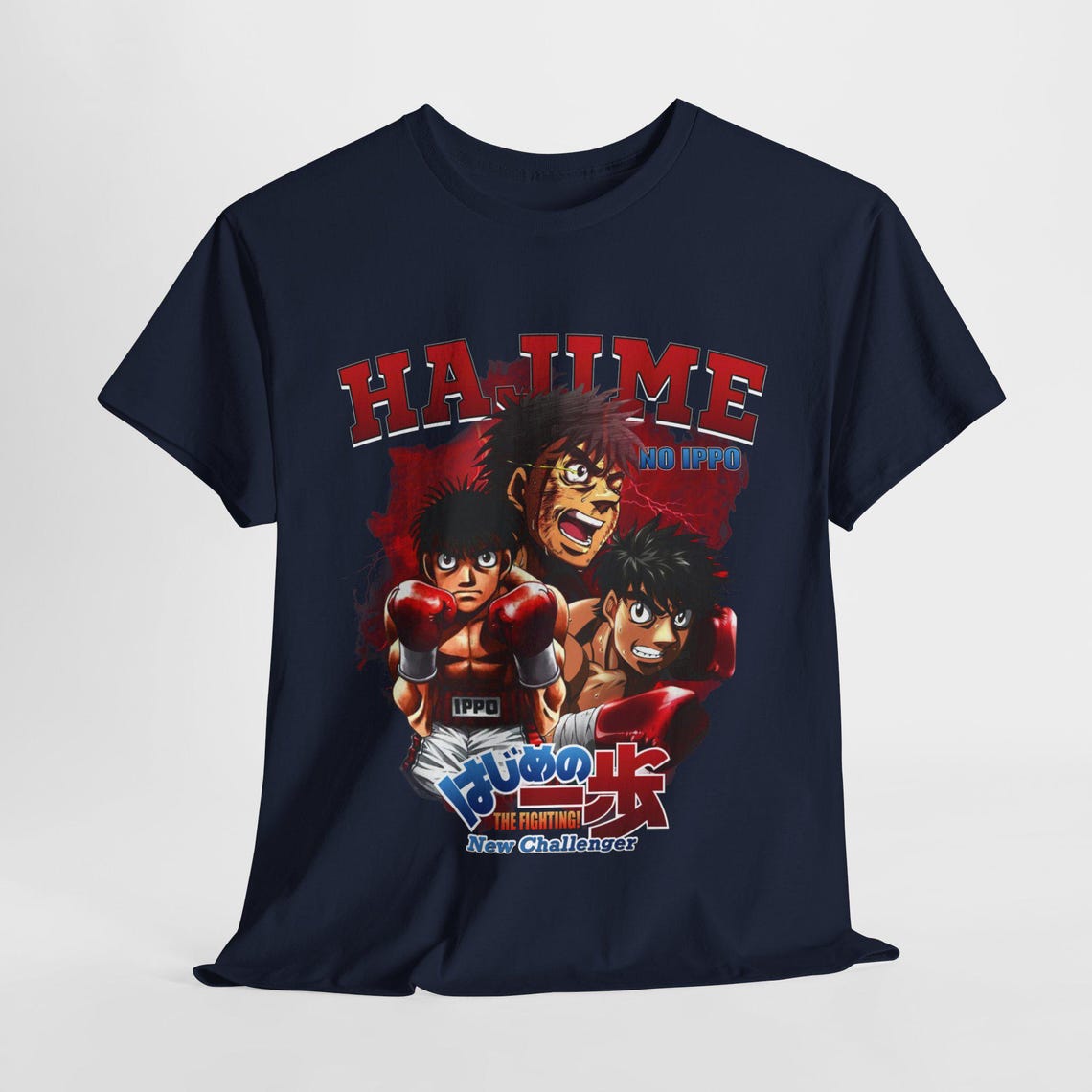 Boxing GYM Anime T-shirt, Vintage Boxing Anime Retro Manga T-shirt ...