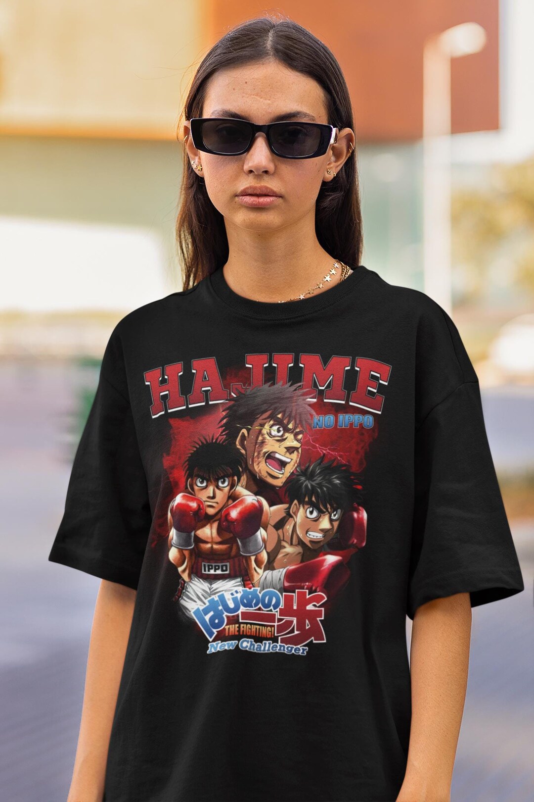 Boxing GYM Anime T-shirt, Vintage Boxing Anime Retro Manga T-shirt ...