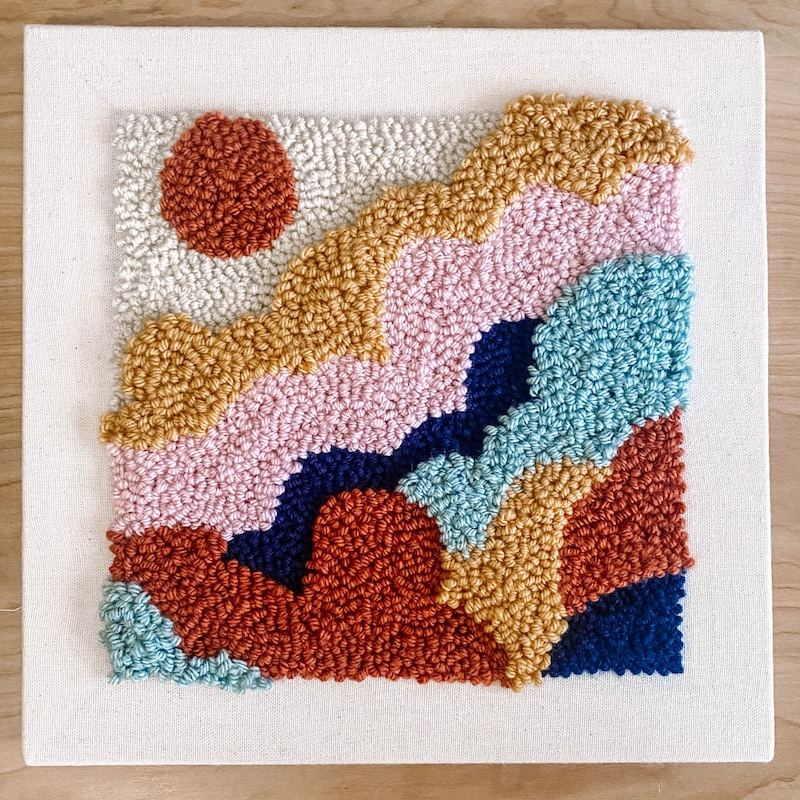 Punch Needle Fabric - Etsy