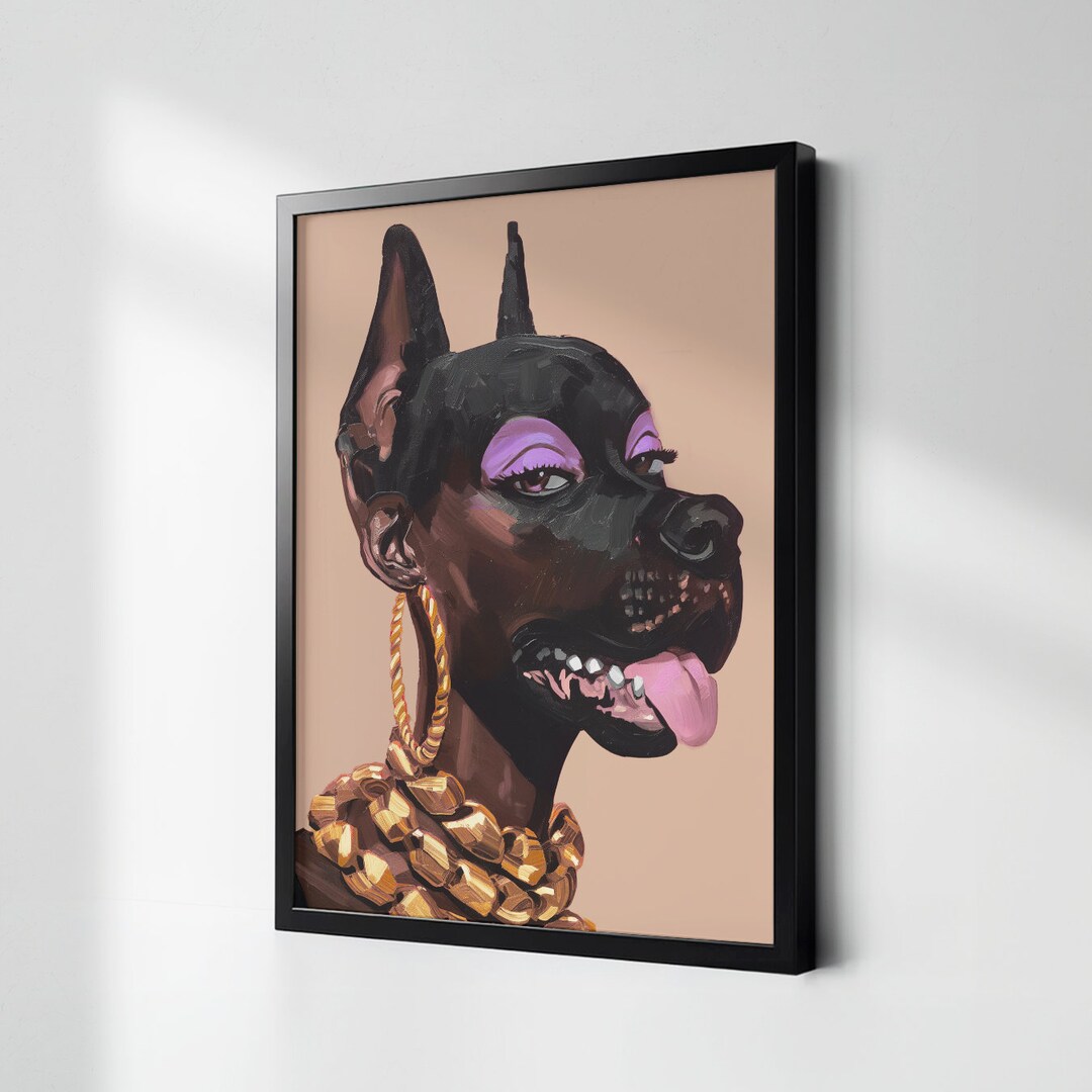 Boujee Black Art, African American Owned Shop Canvas Decor, High-end ...