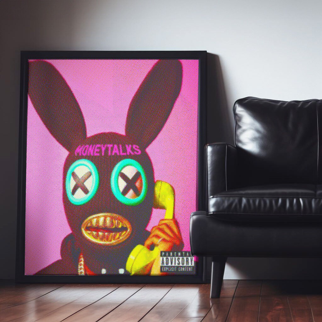 Pink Hype Beast Rap Fashion Wall Art Designer Album Poster - Etsy