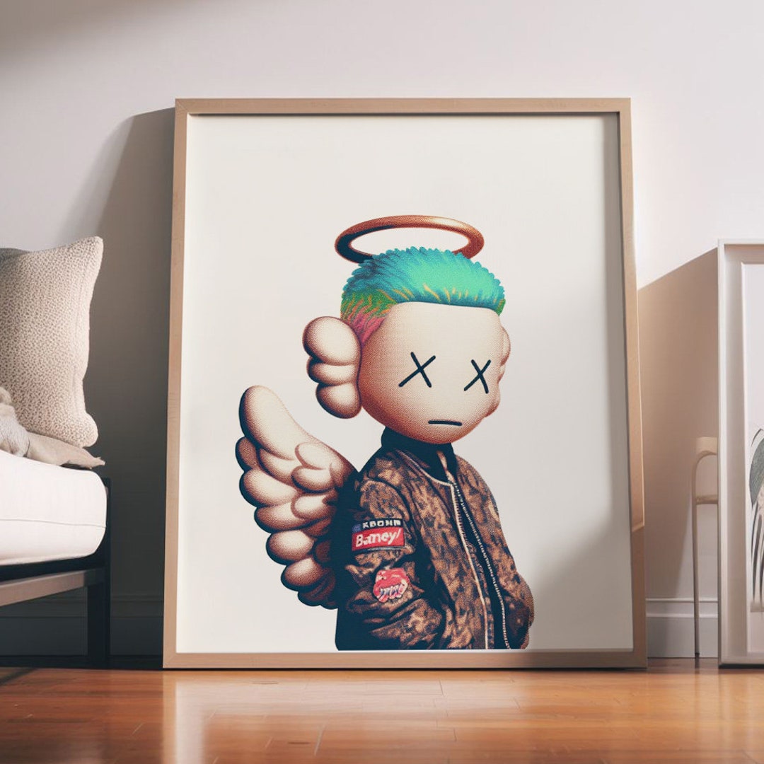 Hypebeast KLAWZ Art, Canvas Poster Wall Decor, Urban Kid Cartoon ...