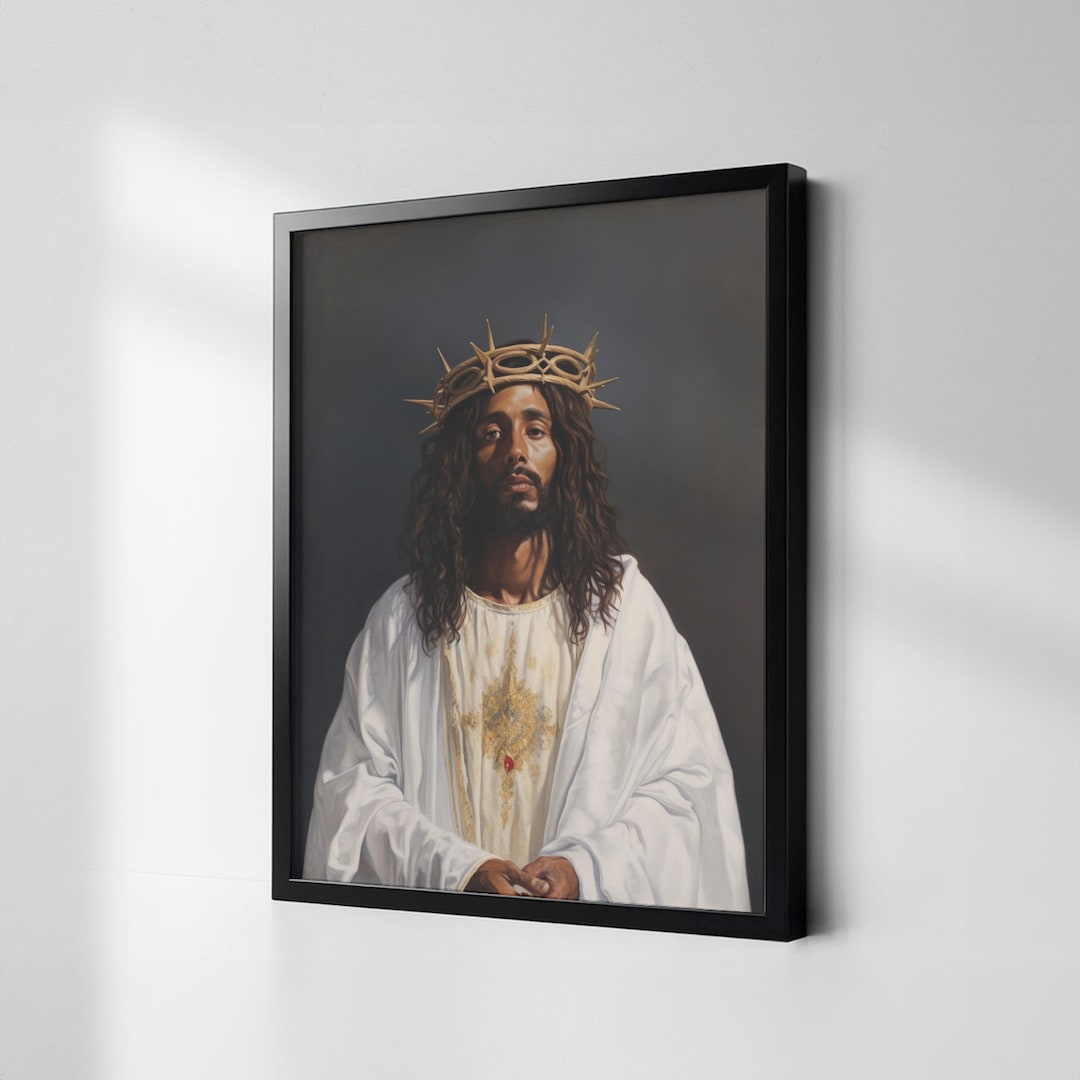 Dope Black Jesus Wall Art, African American Owned Shop Canvas Print ...