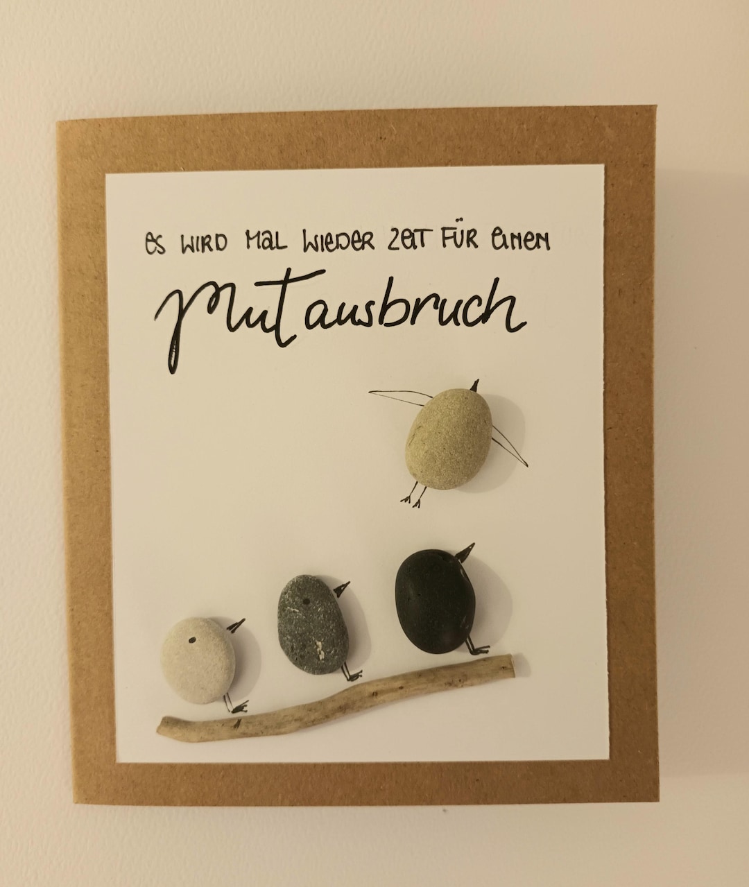 Grußkarte "Mutausbruch" , Mut, Mutig sein, Freundschaft - Etsy.de