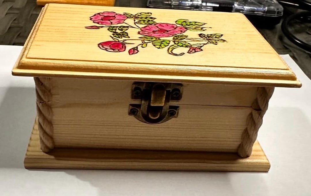 Small Wooden Storage Box - Etsy