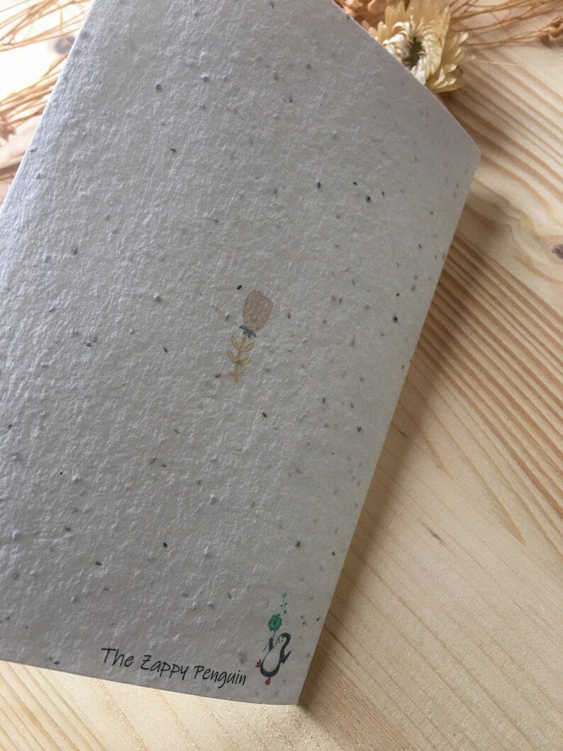 Thank You Plantable Seed Card, Greeting Card, Eco Friendly Compostable ...