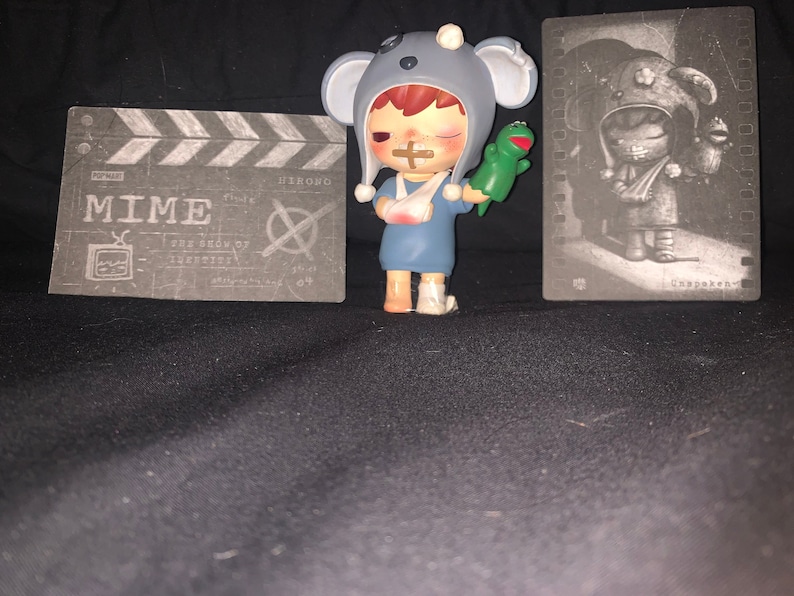 Popmart Hirono MIME Series “unspoken” - Etsy