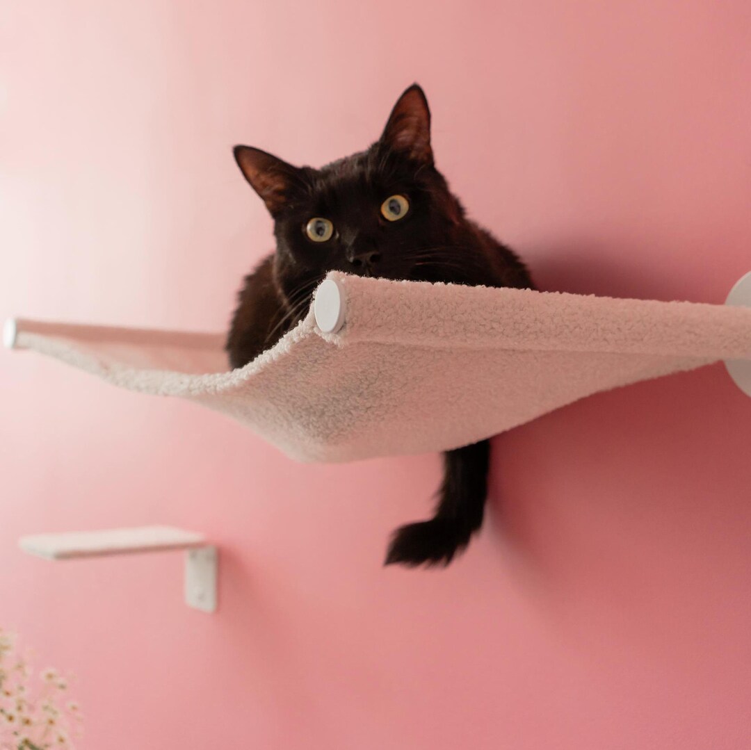 Cat Wall Hammock, Modern Cat Furniture, Cat Bed, Cat Wall Furniture ...