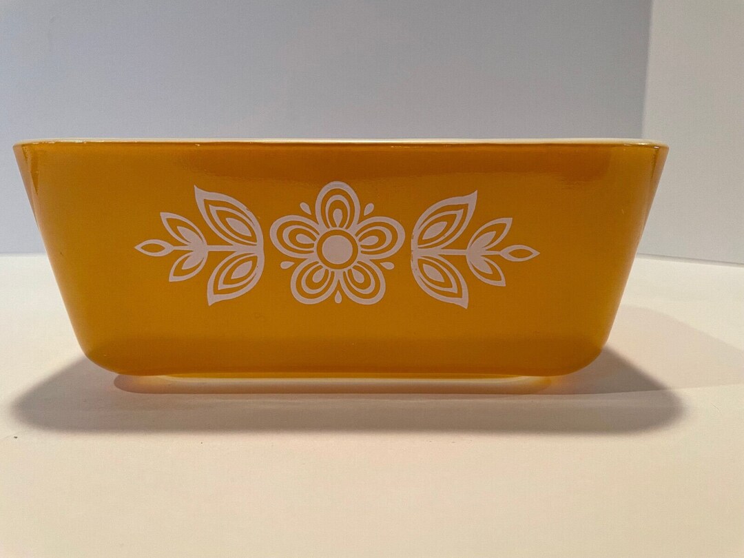 Pyrex Butterfly Gold 0502 Refrigerator Dish 1 1/2 Pint - Etsy