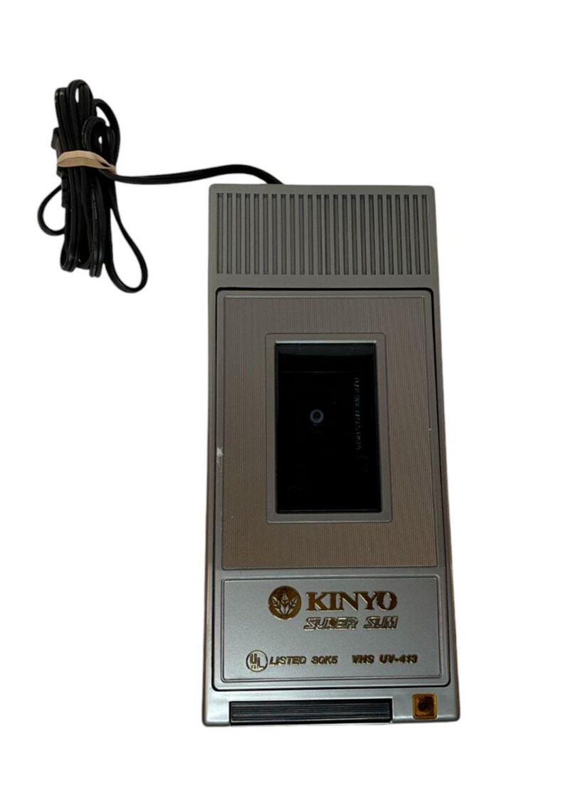 Kinyo Super Slim VHS UV-413 Cassette Tape Rewinder - Tested - Etsy