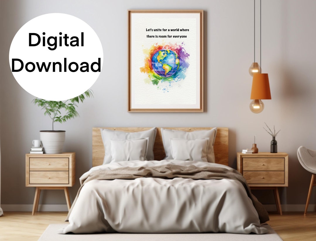 LGBT Pride Motivational Poster Digital Download, Queer Poster, Lgbt ...