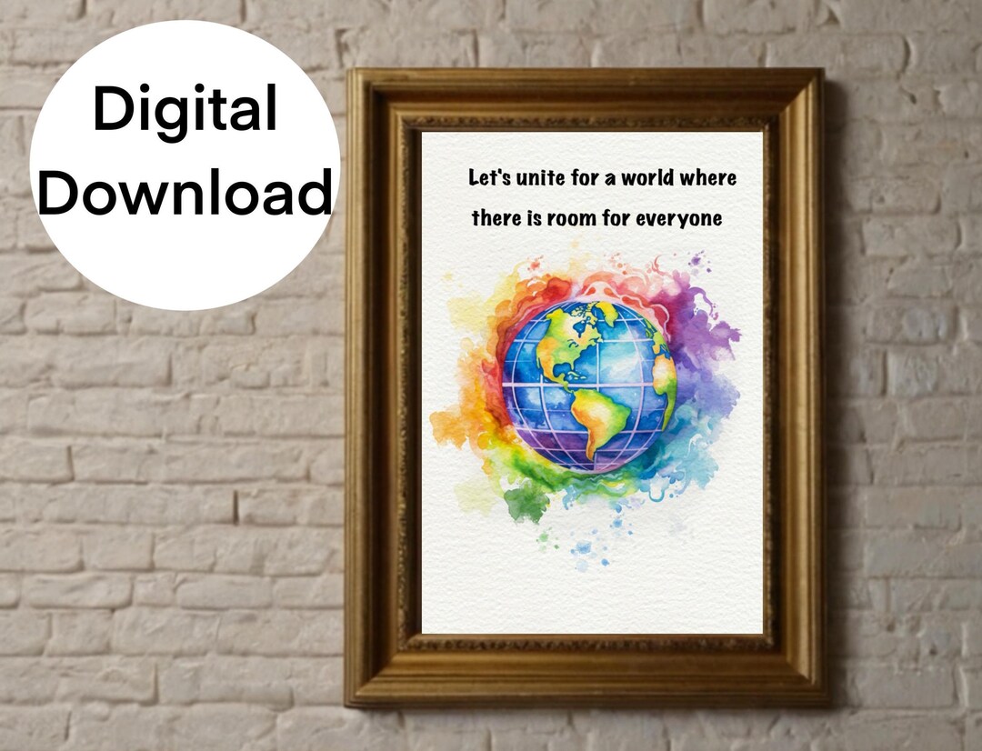 LGBT Pride Motivational Poster Digital Download, Queer Art, Lgbt Wall ...