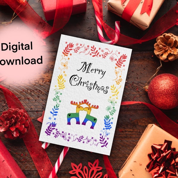 Lgbt Christmas Cards - Etsy