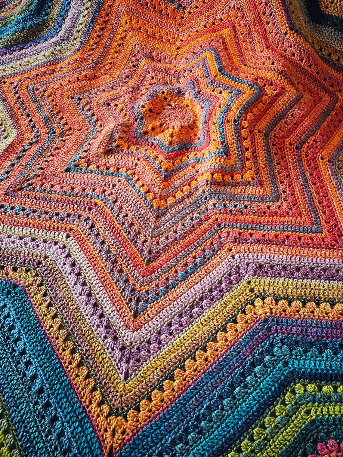 6 Day Star Blanket - Etsy