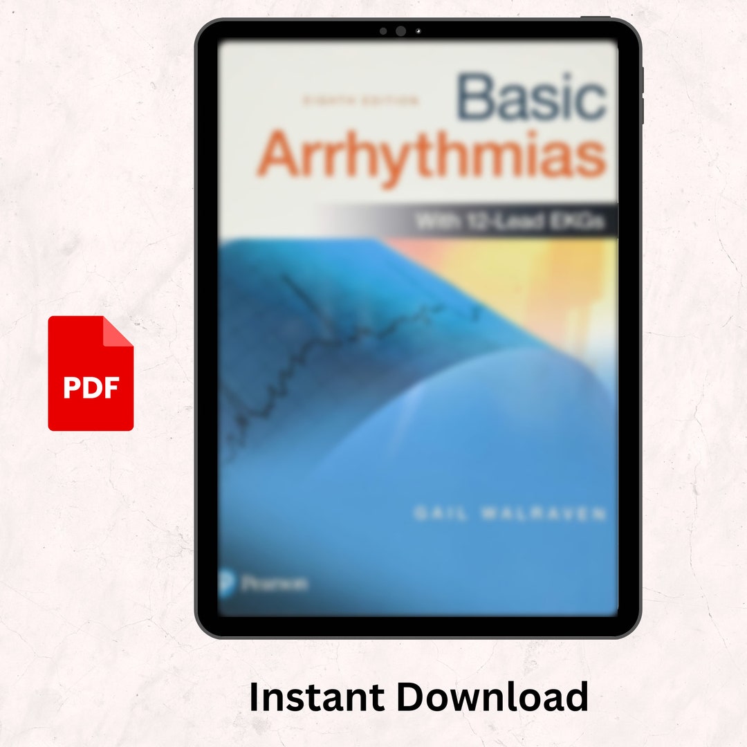 Basic Arrhythmias 8th Edition Instant Download - Etsy