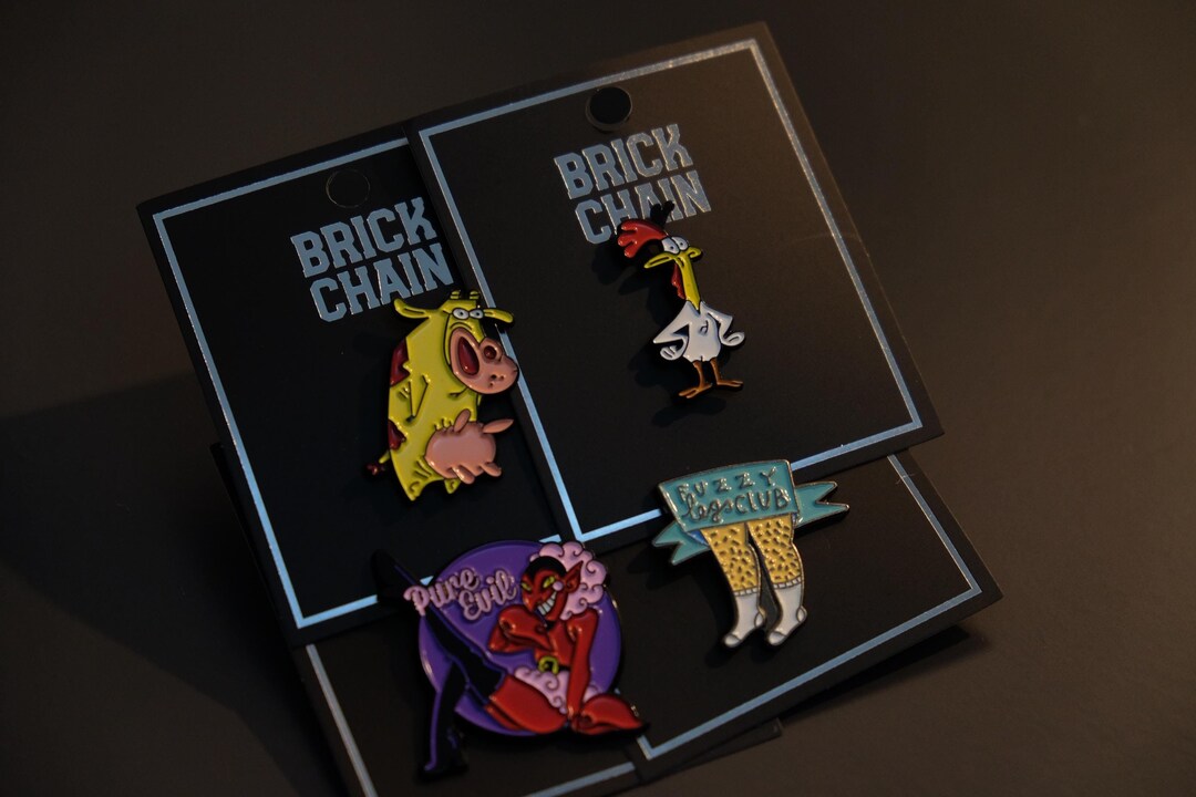 Cow and Chicken Cartoon Network Lanyard Pin Badge for CN Fans - Etsy