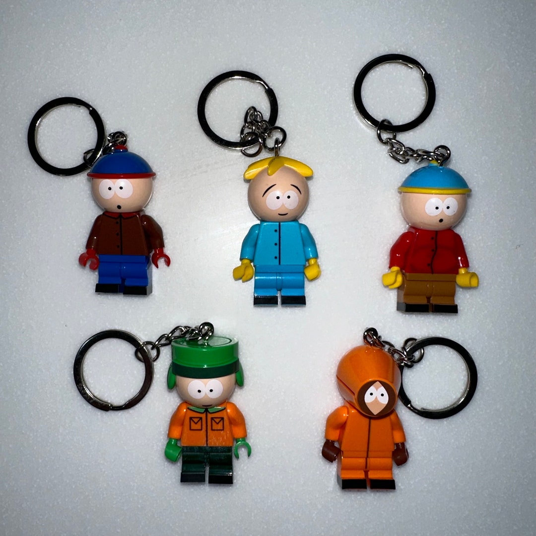Southpark Lego Key Chain Kenny, Cartman, Stan, Butters, Kyle - Etsy New ...