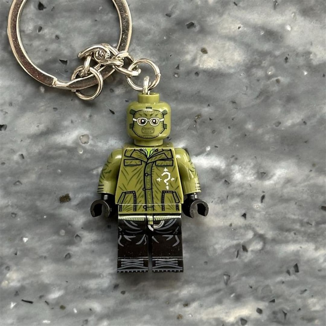 The Riddler Lego Keychain for Batman DC Comics Enthusiasts - Etsy