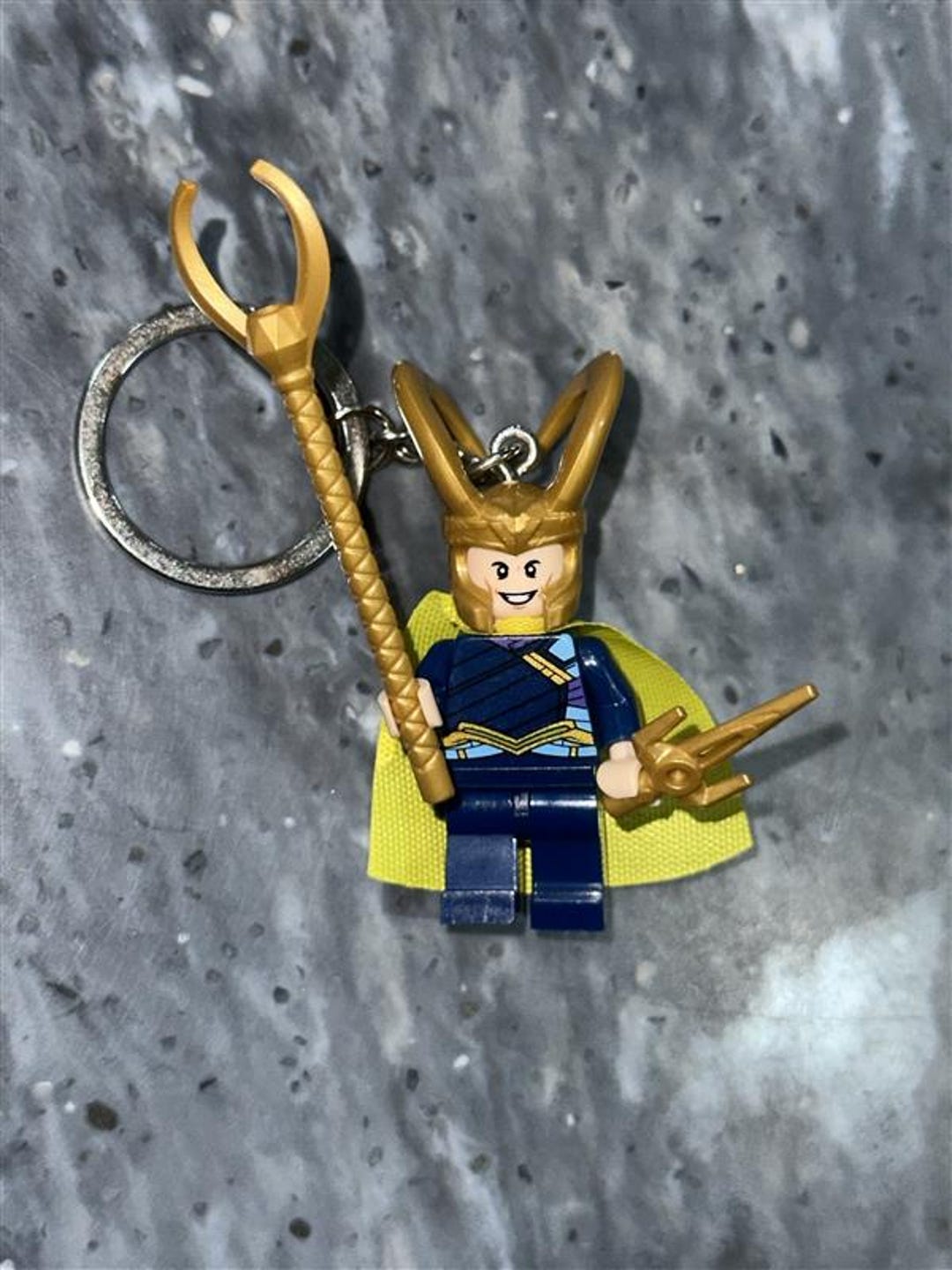 LOKI LEGO Keychain for Loki Series and Marvel Fans - the Ruler of the ...