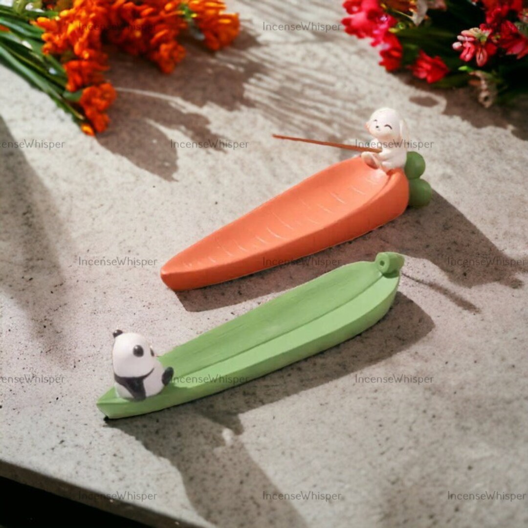 Cute Cartoon Incense Stick Holder Ceramic Incense Holder Fun - Etsy