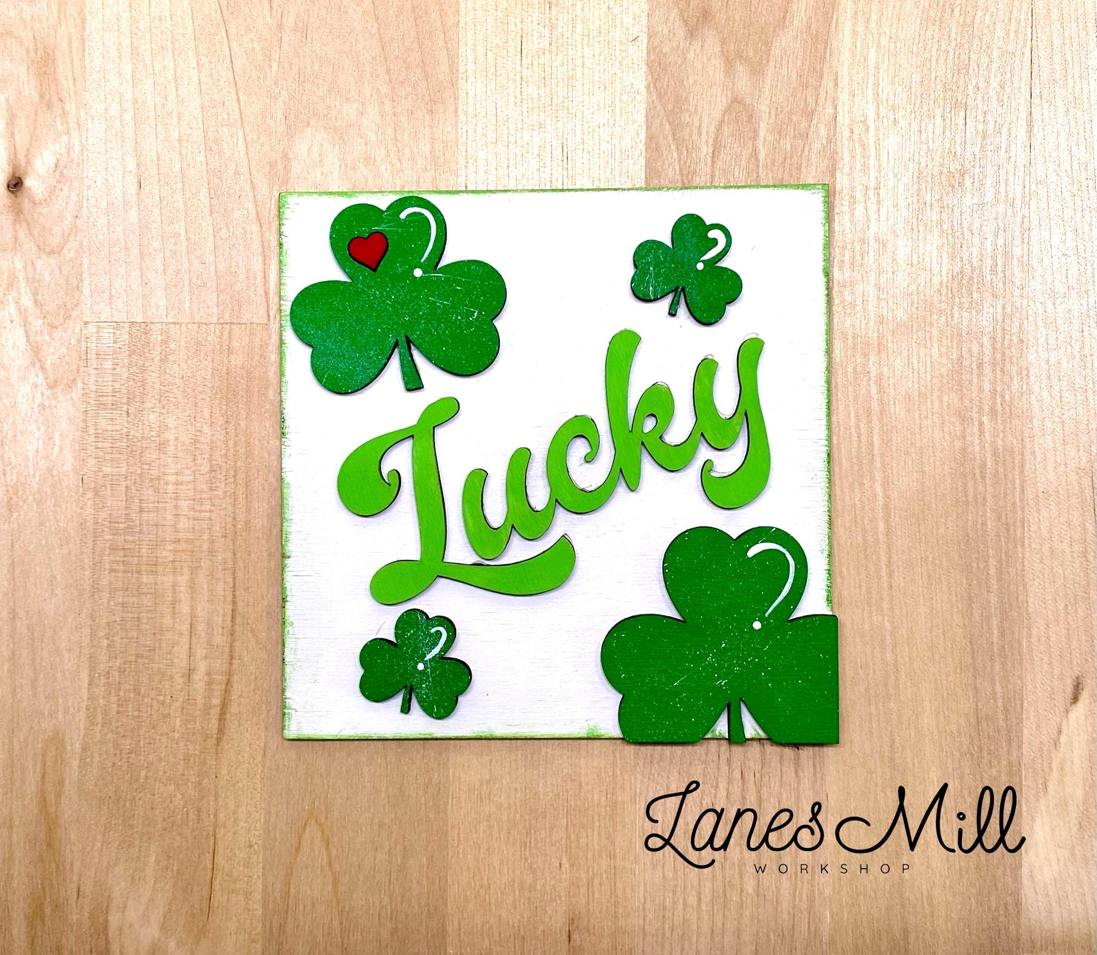 St. Patrick's Day Interchangeable Tiles 4.25x4.25"-home Decor ...