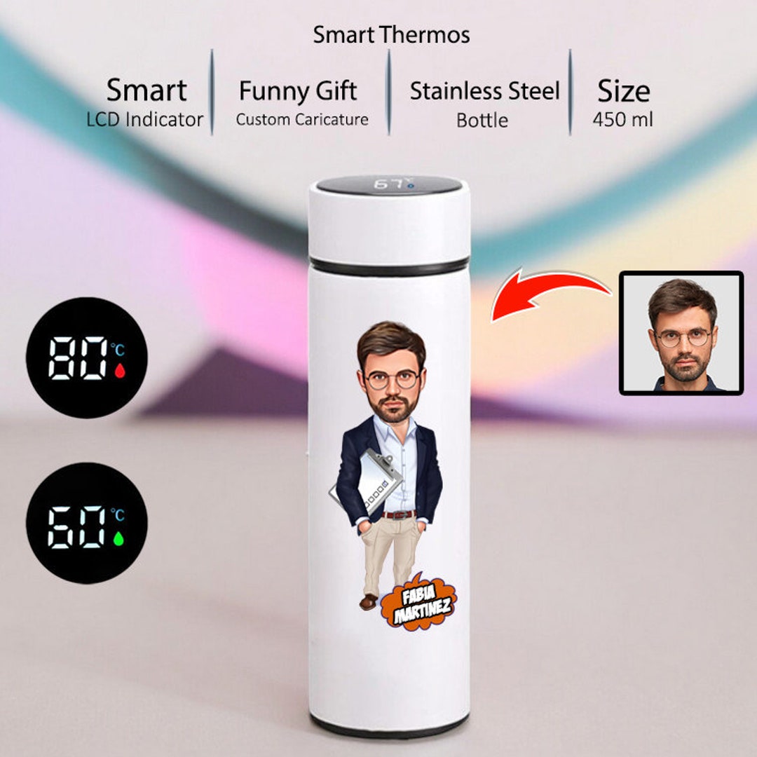 Supervisor Cartoon 15oz Drink Bottle, Funny Supervisor Gifts for Men ...