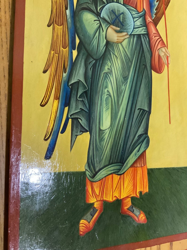 Handwritten Icon of Saint Archangel Michael. - Etsy