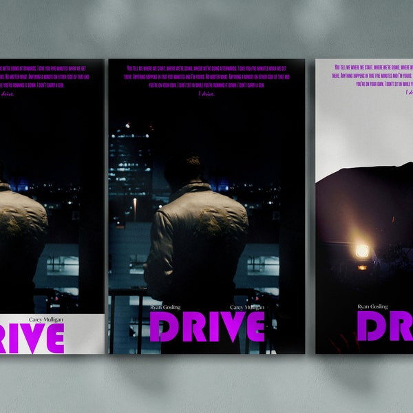 Drive Movie Poster - Etsy