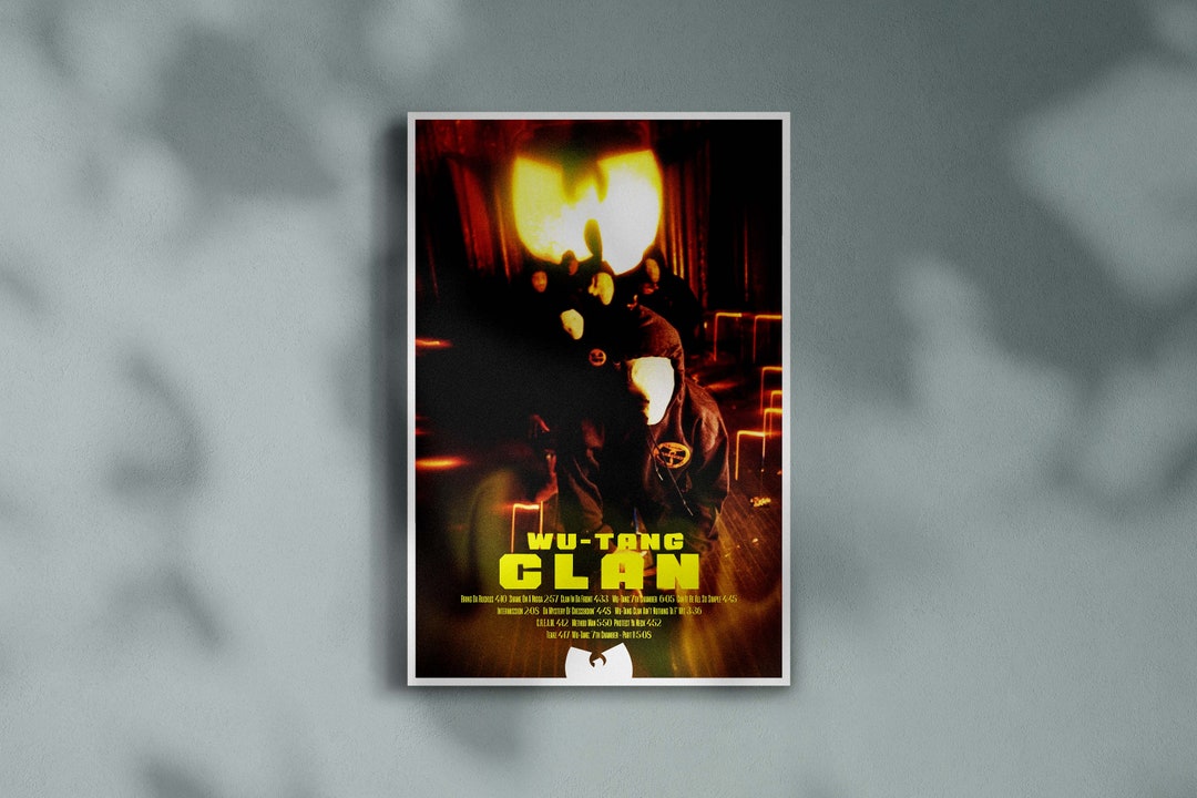 Wu-tang Clan Poster Design, Digital Rap Poster Printable - Etsy UK