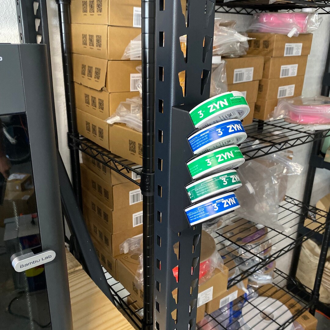 ZYN Wall Mount / 3M Command Strip Adhesive / Holds 5 Cans - Etsy