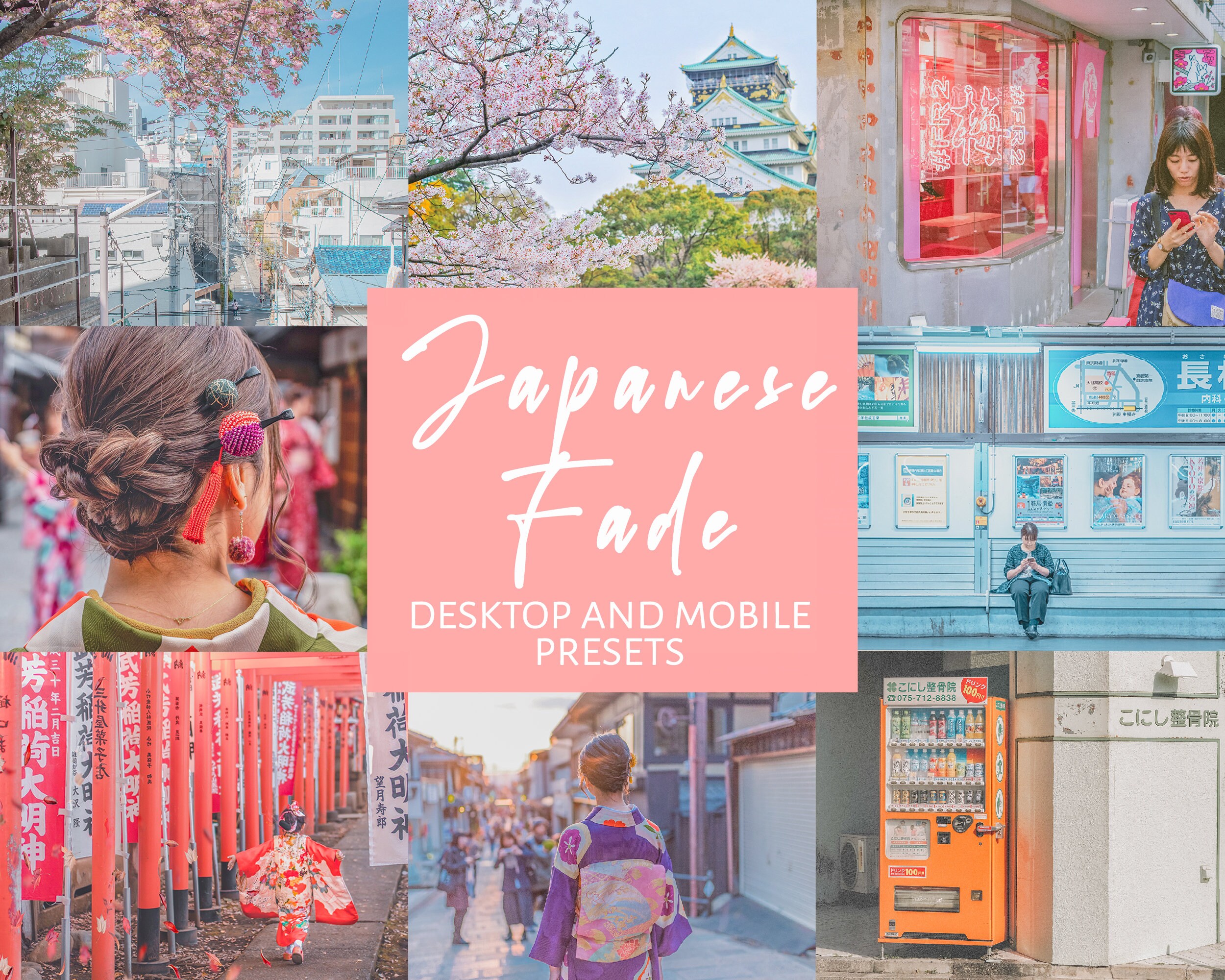 10 Japanese Fade Desktop & Mobile Lightroom Presets Japan Travels ...