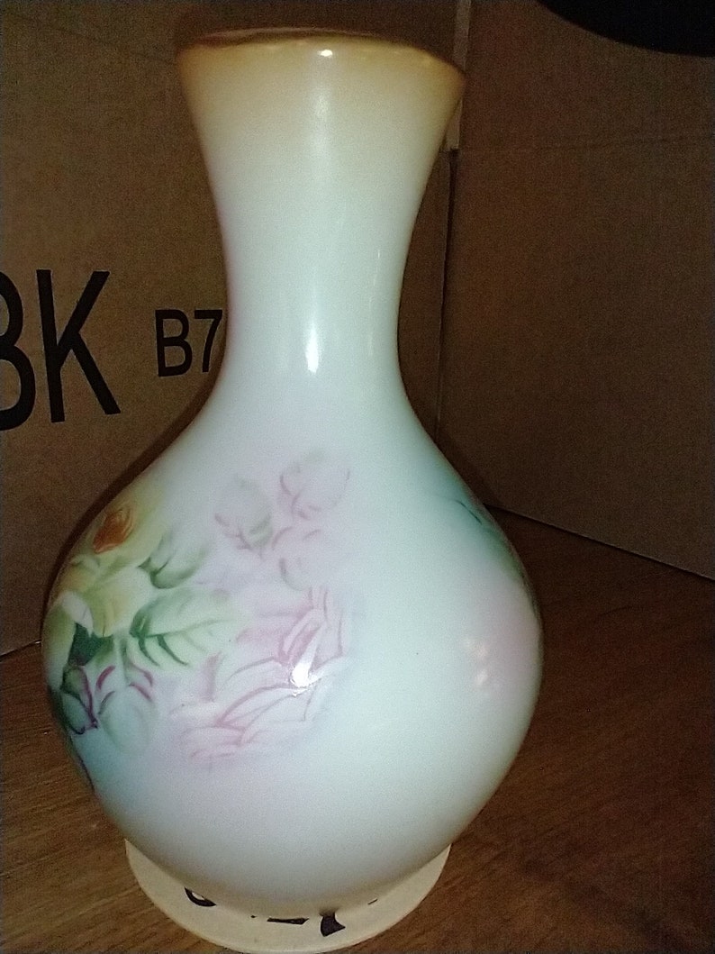 RS Prussia Circa 1980 Reproduction Beautiful Floral Vase - Etsy
