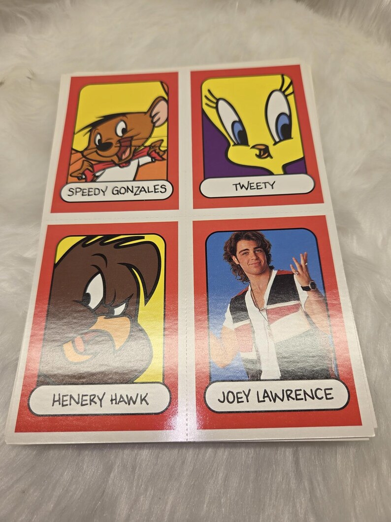 Looney Tunes Toon Cards Set Speedy Gonzales, Tweety, Henery Hawk, Joey ...