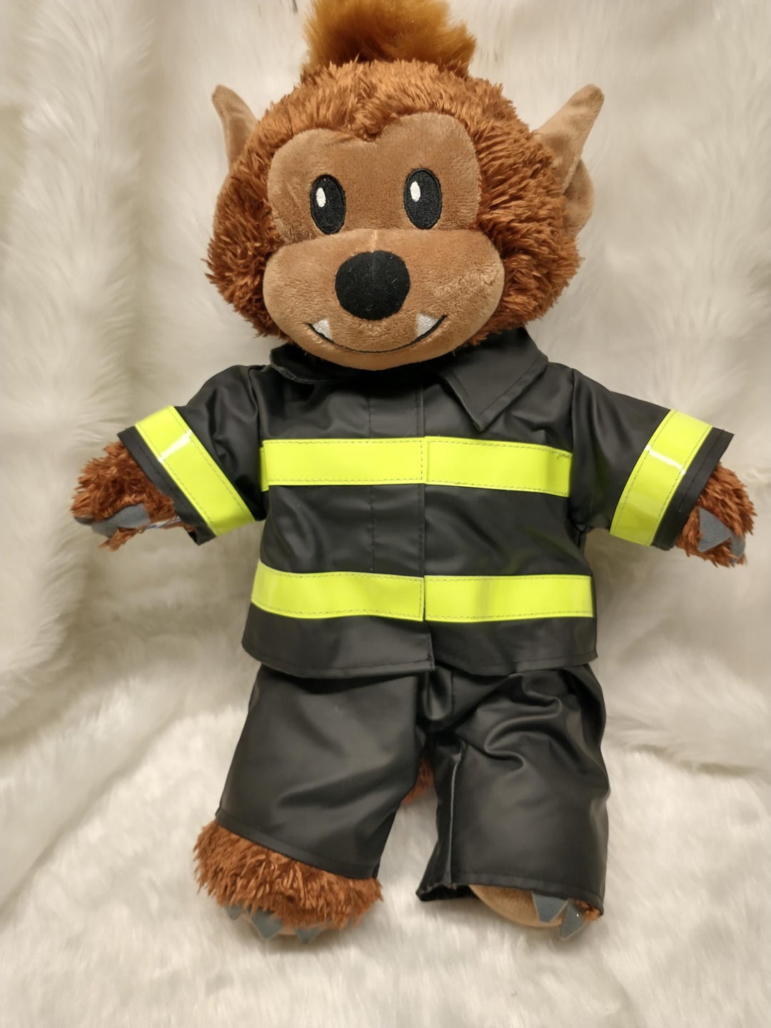 Build A Bear Werewolf Firefighter Excellent Condition - Etsy