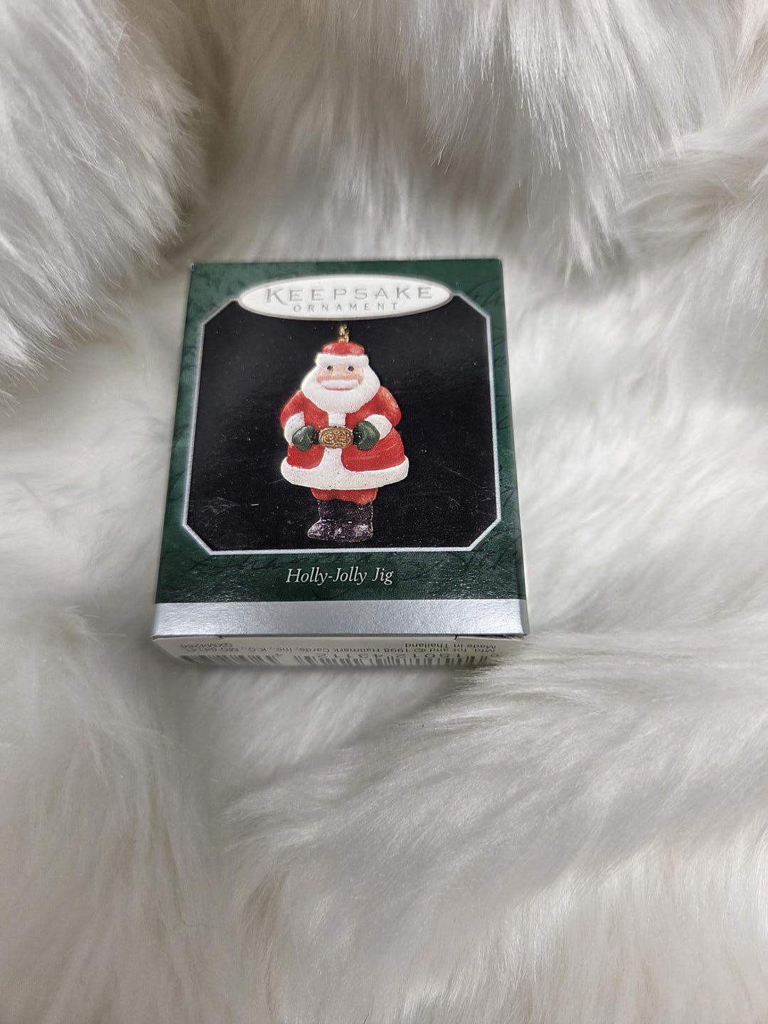 Hallmark Keepsake Holly-jolly Jig Santa Ornament - Etsy