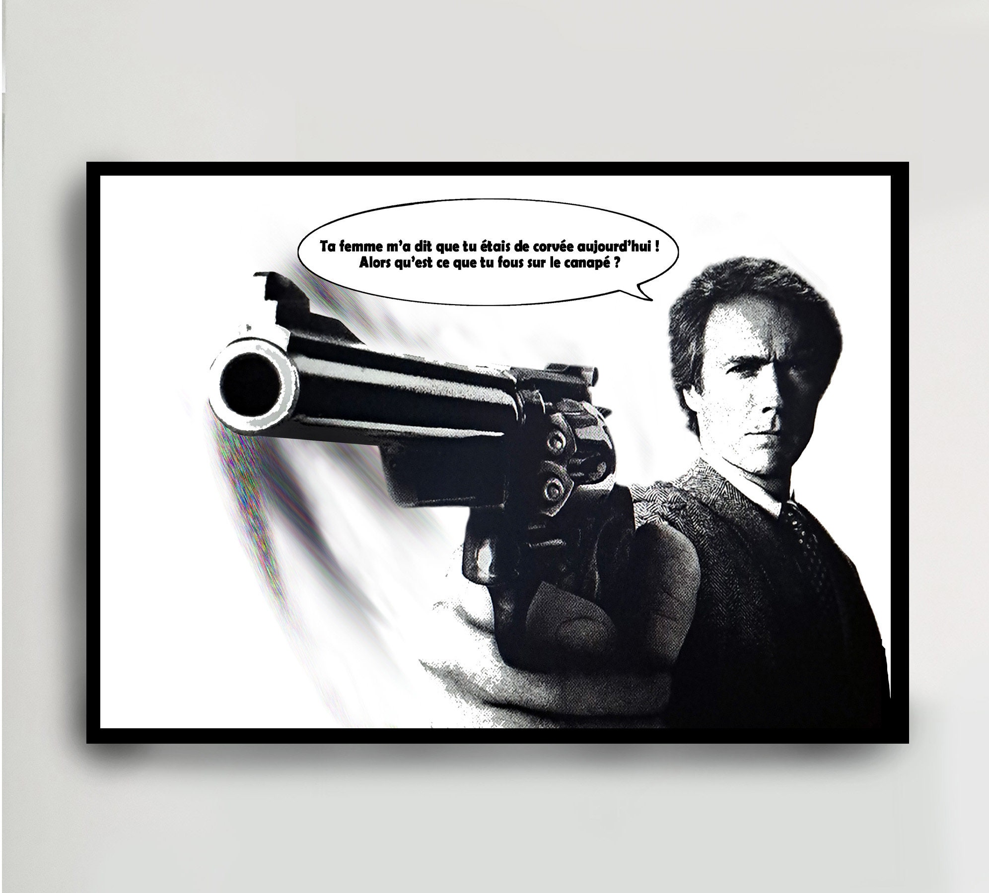 Posters, Clint Eastwood, l'inspecteur Harry, déco, décoration, posters ...