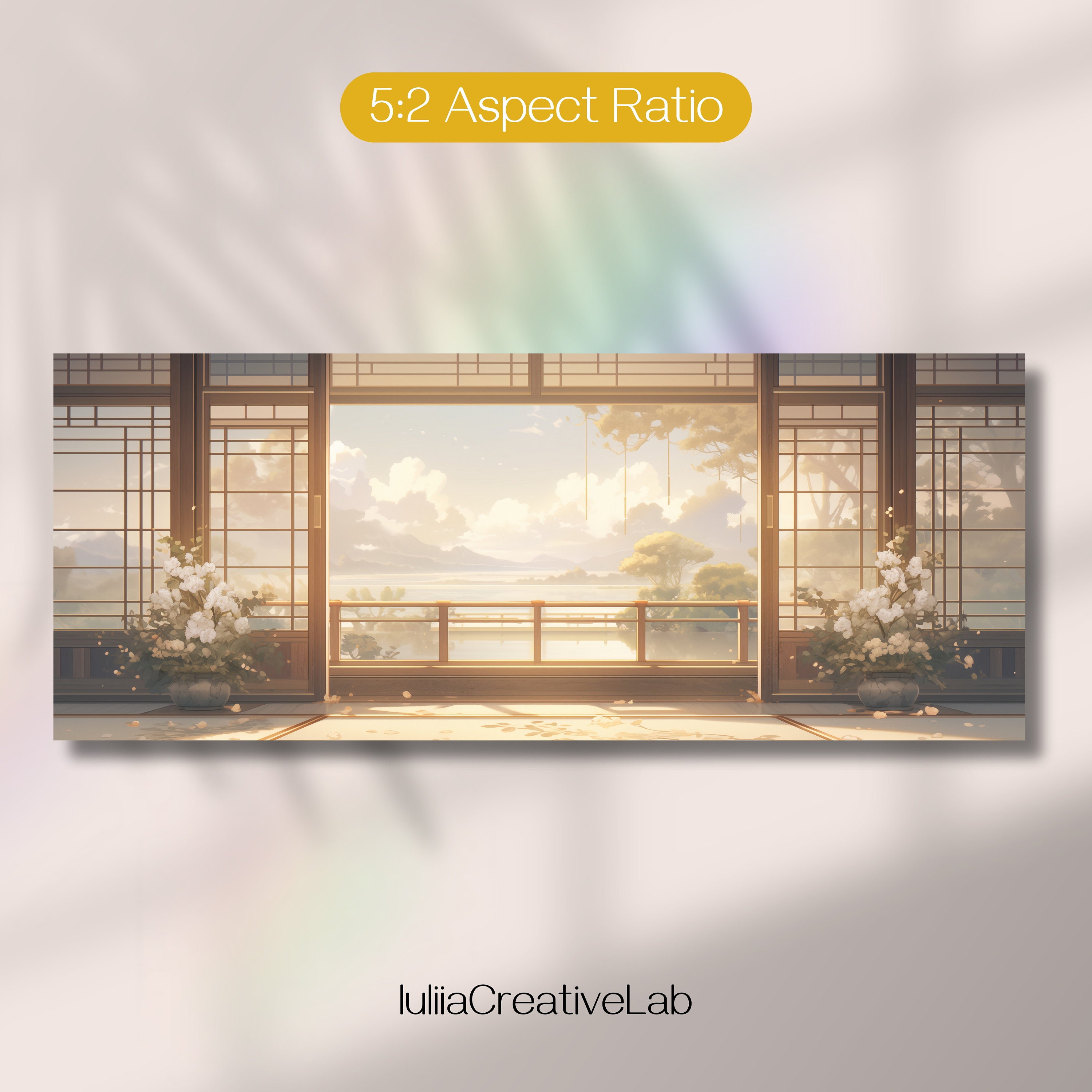 Japandi Anime Twitch Banner, Twitch Stream Banner, Lofi Light Stream ...