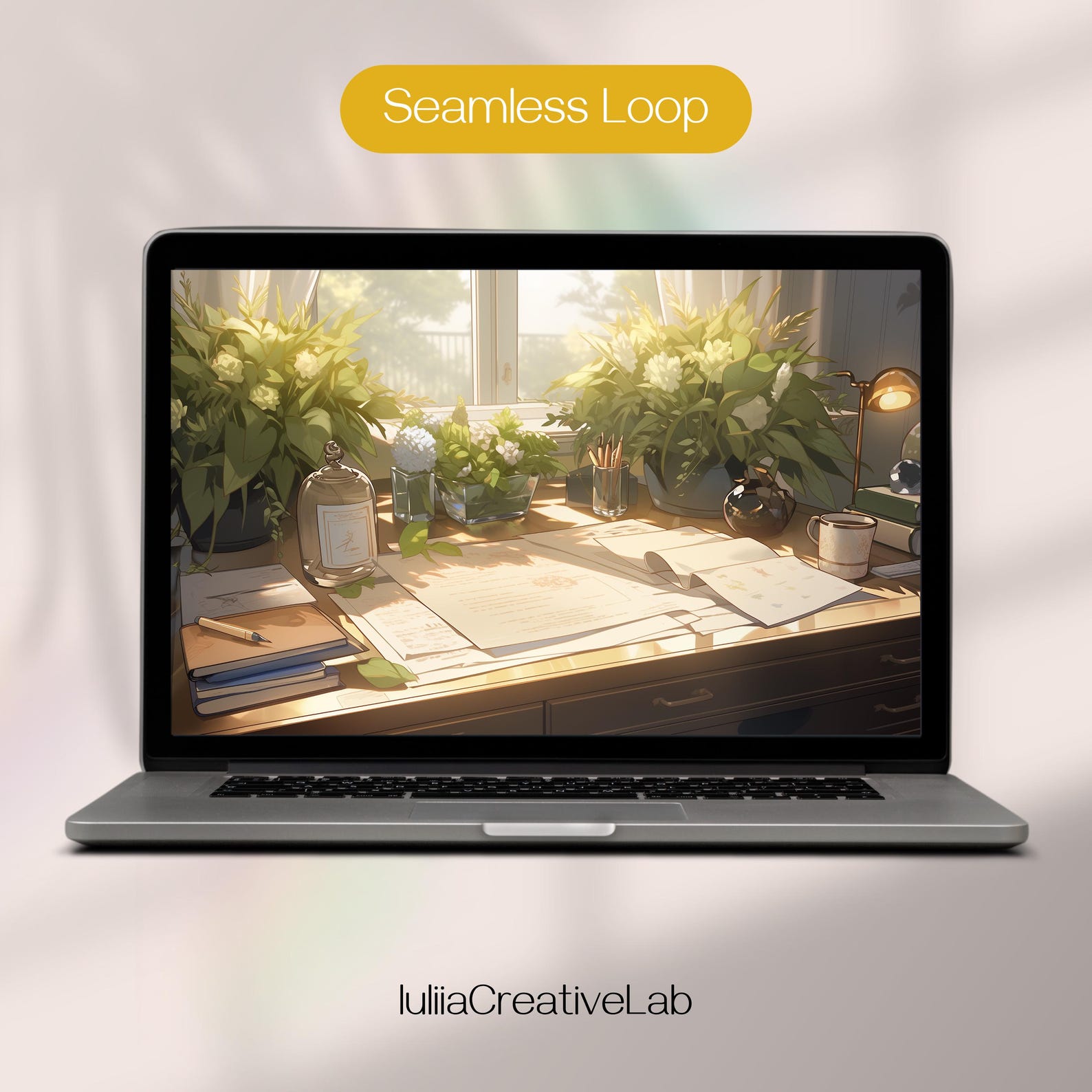 Booklover Animated Background, Anime HD Moving Desktop Wallpaper for PC ...