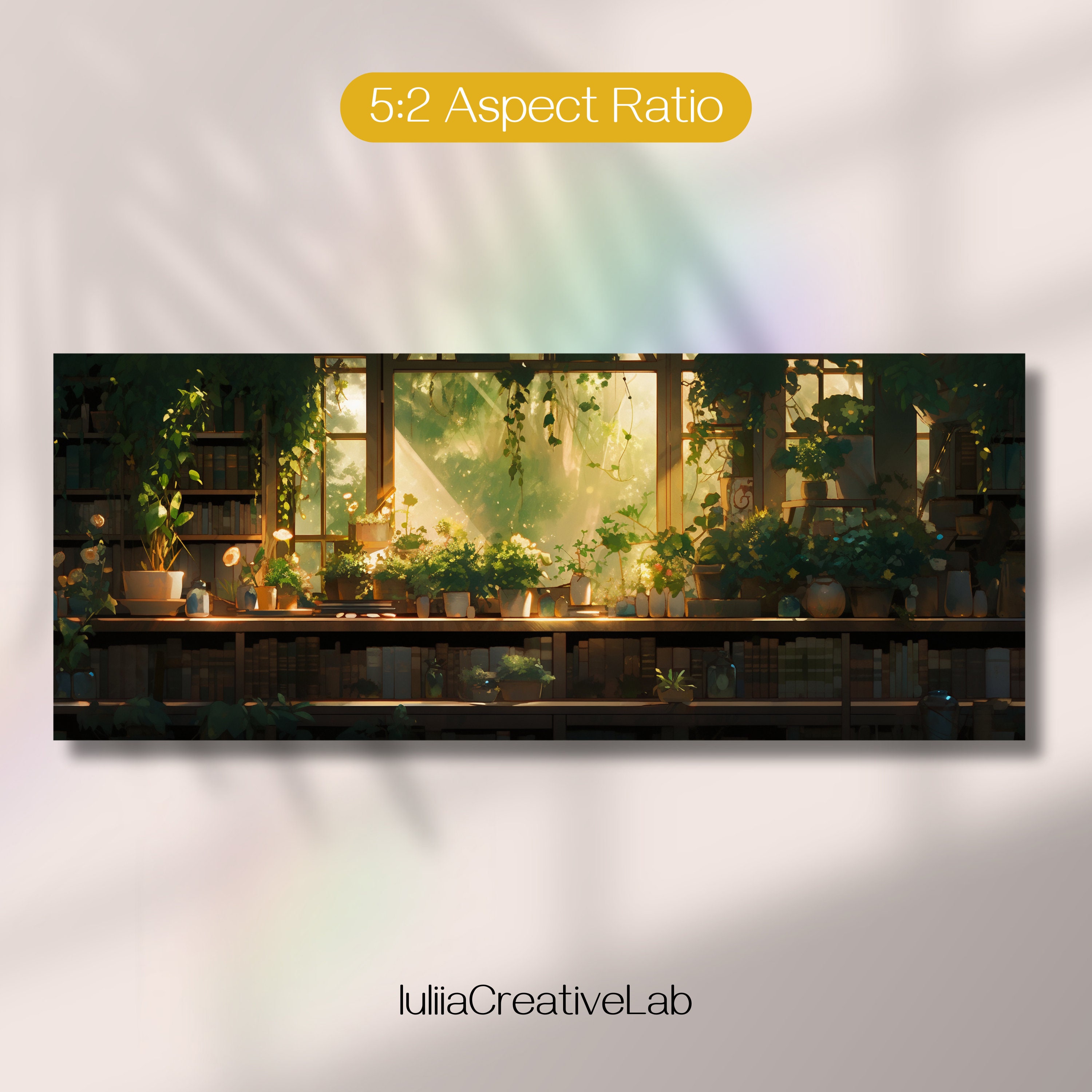 Studio Twitch Banner, Anime Stream Banner, Booklover Twitch Stream ...