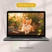 Cute Animated Wallpaper, High-resolution Puppy & Plants Computer ...
