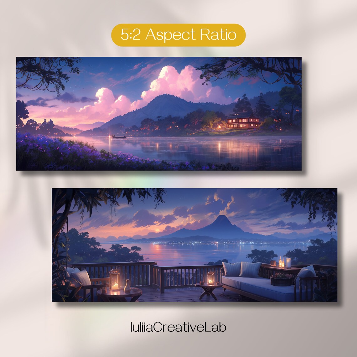 Anime Twitch Banner, Neon Stream Banner, Purple Twitch Stream Banner ...