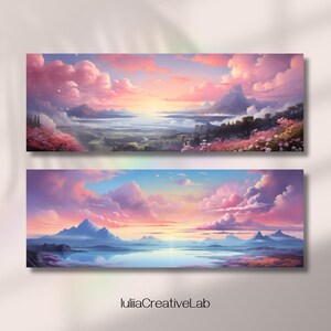 Pastel Sky Aesthetic Discord Banners, Creative Cool Art Profile Banner ...