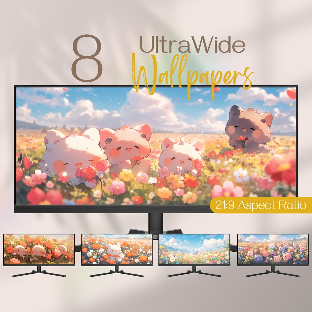 Kawaii Ultrawide Wallpapers, Flower Widescreen Wallpaper, Spring ...