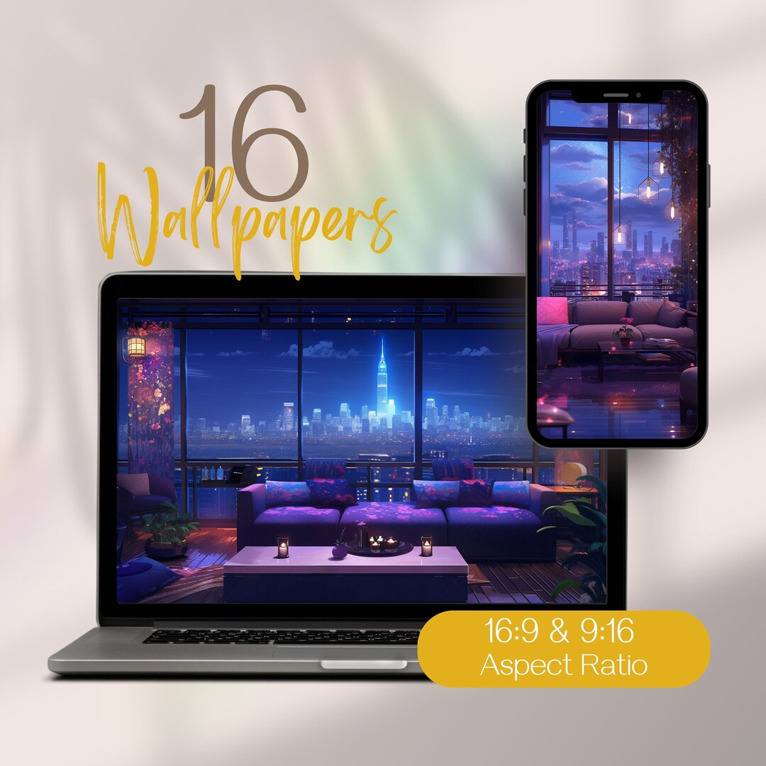 Neon Desktop Wallpapers, Lofi Neon Computer Backgrounds, Neon Aesthetic ...