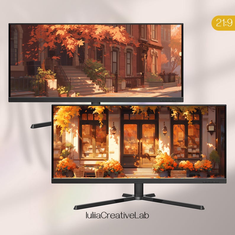 Fall in the City Wallpapers Pack, Ultrawide & Widescreen, 4K HD Autumn ...